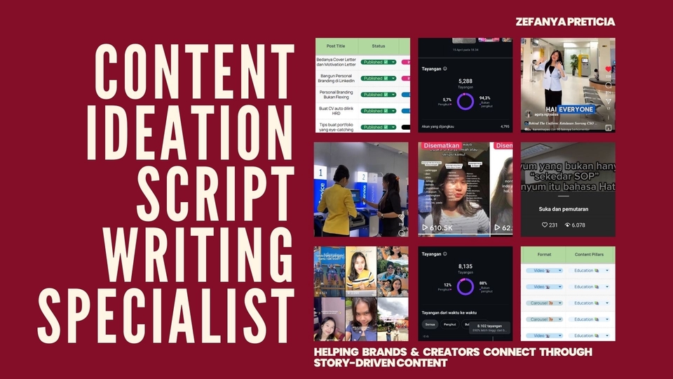 Jasa Ide Konten + Scriptwriting (Naskah) Video Instagram & TikTok ...