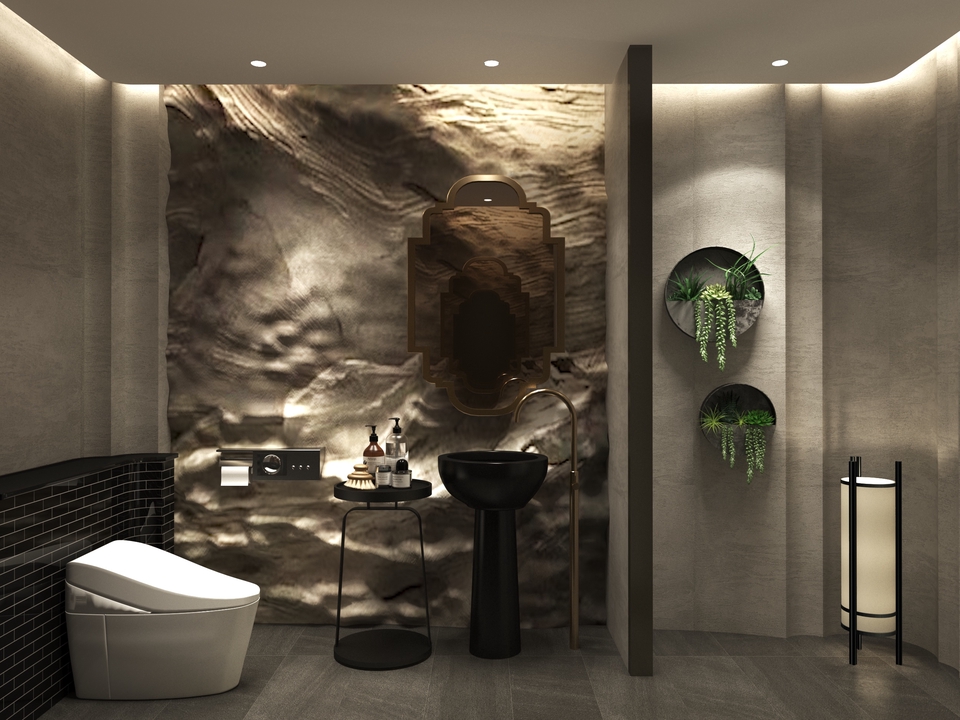 รับทำ3d perspective & booth 3d model , events