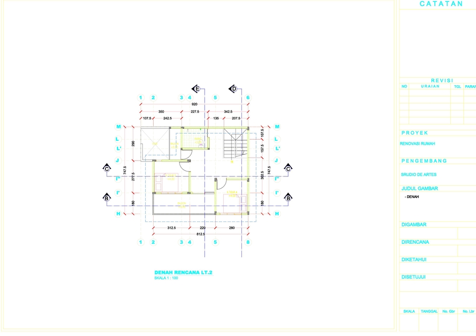 AutoCAD 2D-Shop Drawing-DED-As Built-IMB | 7000/m2 | Desain Rumah-Ruko ...
