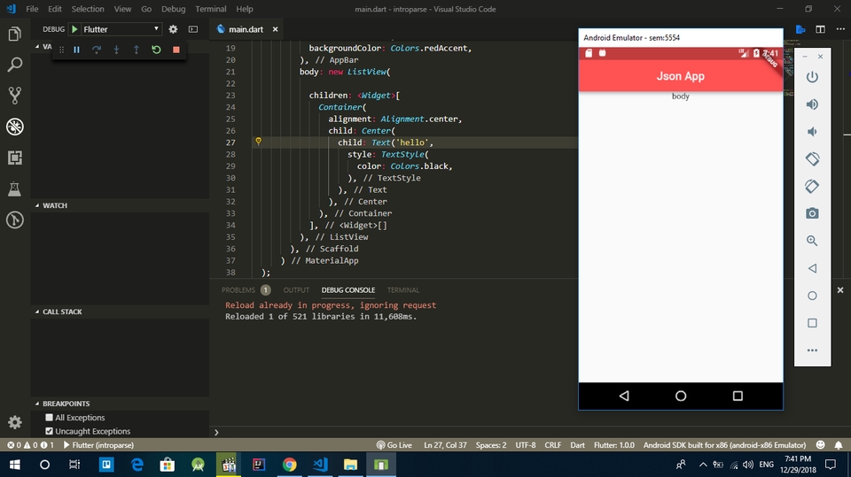 Pembuatan Aplikasi Android / iOS menggunakan Flutter