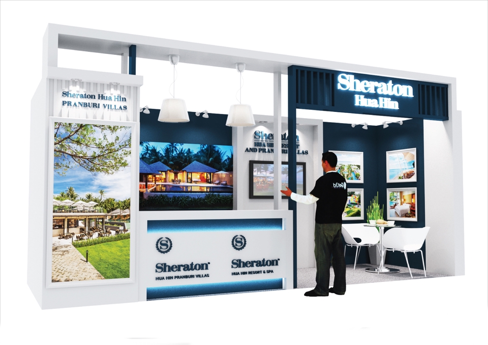 รับออกแบบงาน booth shelf stand display shop