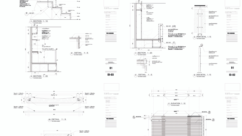 รับเขียนแบบตกแต่งภายใน ( Interior Draftman )