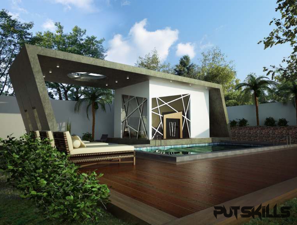 3D DESIGN ARSITEK & EKSTERIOR RUMAH TINGGAL