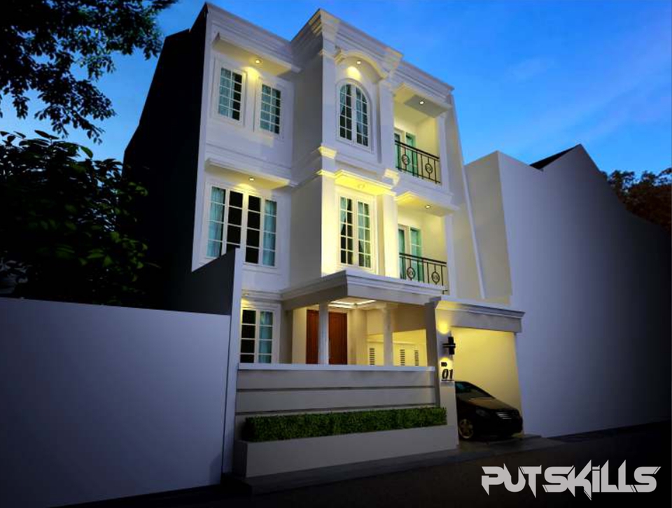 3D DESIGN ARSITEK & EKSTERIOR RUMAH TINGGAL