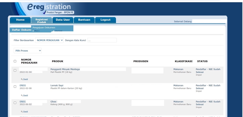 Registrasi BPOM MD dan ML