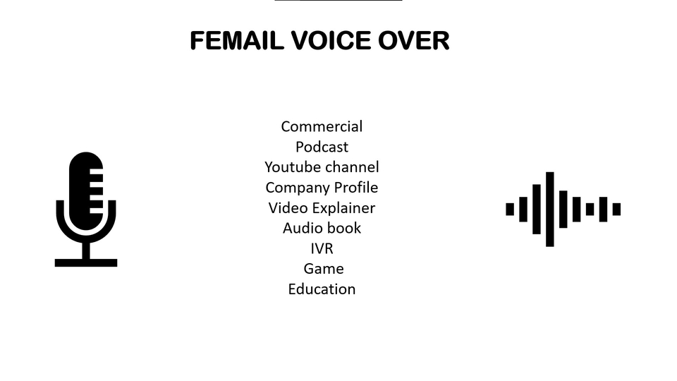 Voice Over Wanita Dewasa / anak-anak