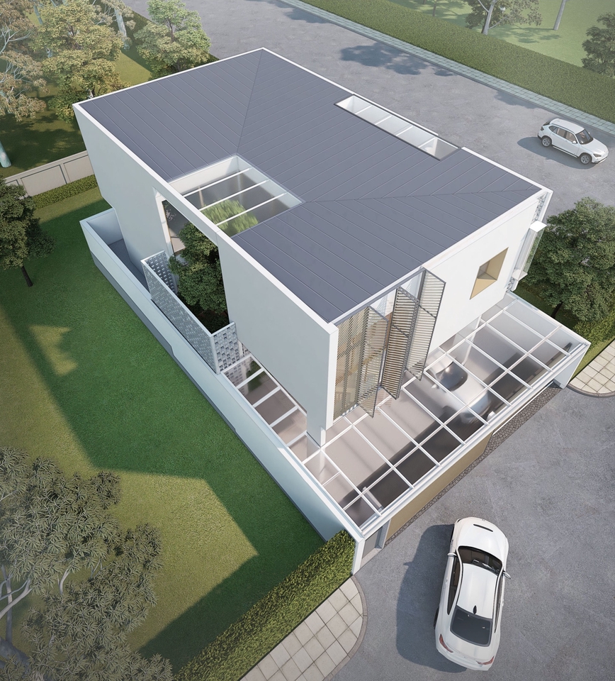 Design Housing 3d rendering and construction drawings