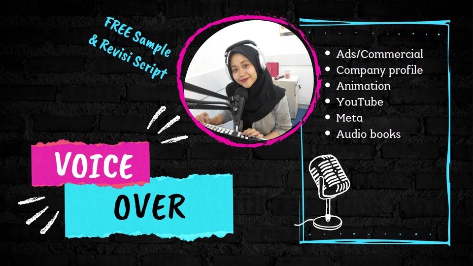 Voice Over Wanita | Indonesia-English | Formal/Casual