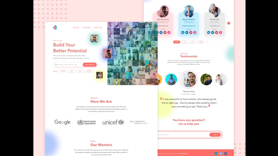 Create Beautiful User Interface (UI) Website