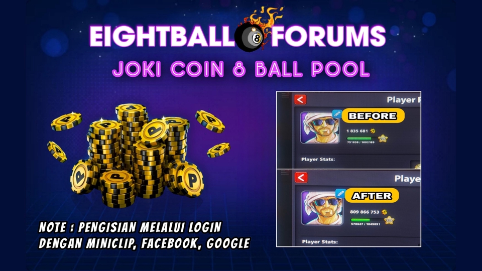 JASA JOKI GAME 8 BALL POOL
