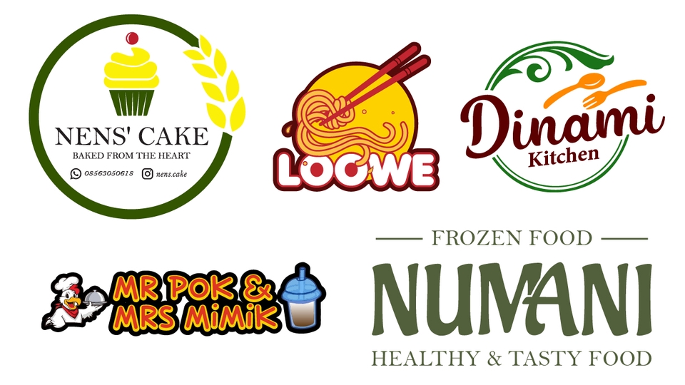 LOGO CAFE, RESTORAN, & UMKM – CUSTOM & BERKUALITAS