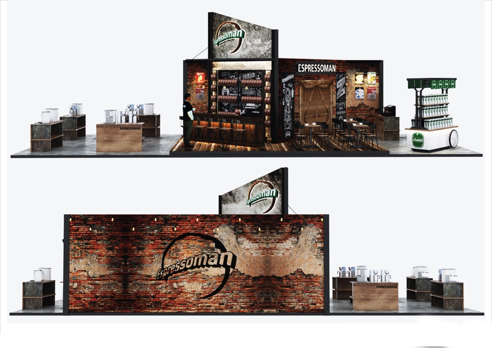 รับออกแบบงาน booth shelf stand display shop