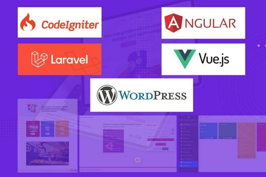 พัฒนา/แก้ไขงาน Codeigniter, Laravel, Angular, VueJS, ReactJS