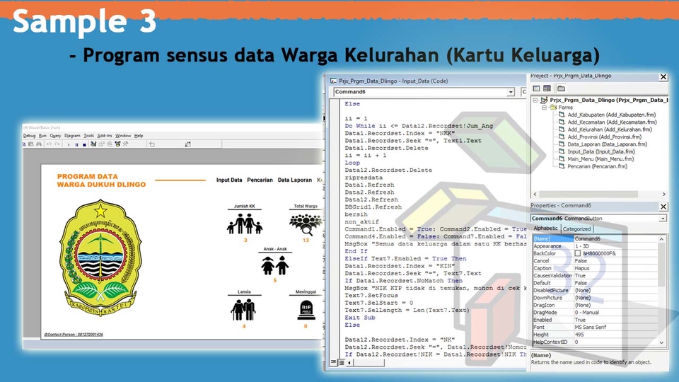 Pembuatan Program Aplikasi Desktop Multi Penjualan, dll (Visual Basic 6.0)