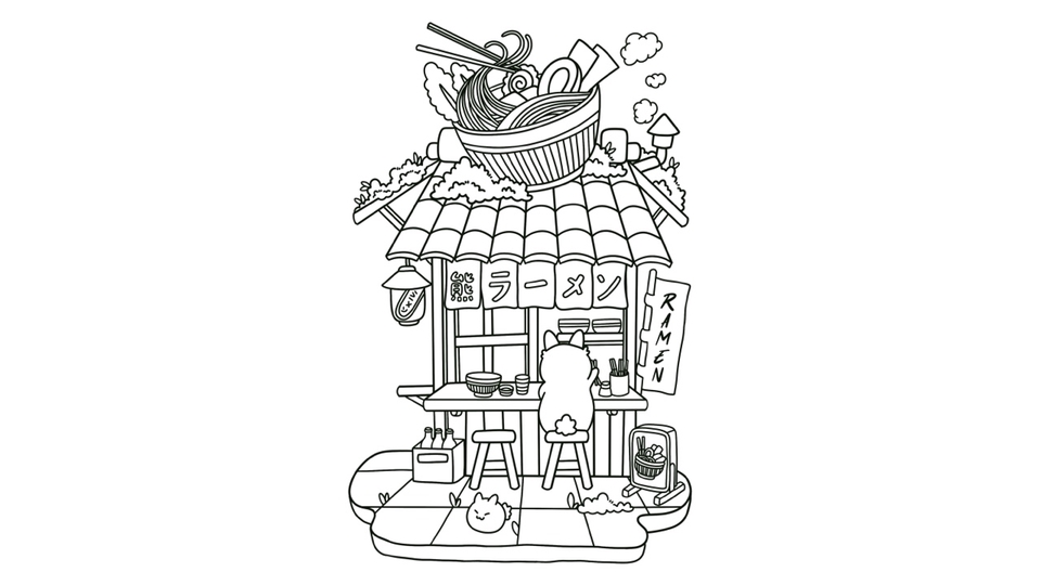 DESAIN DOODLE UNTUK PRINTING, SABLON, DAN STIKER