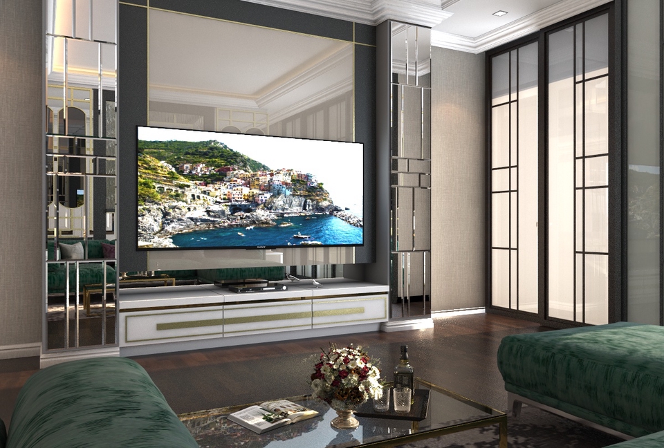 รับทำ3d perspective & booth 3d model , events