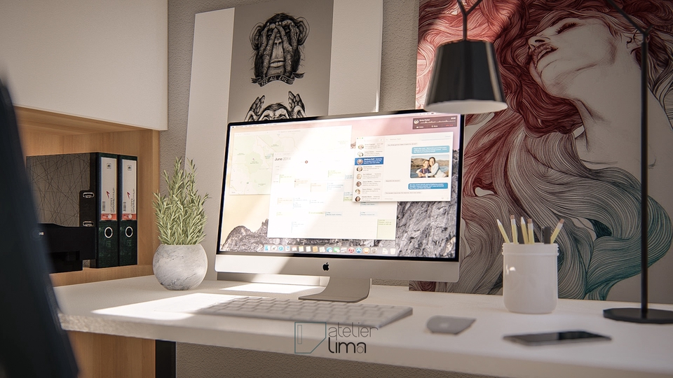 Desain Arsitektur (3D Rendering, Gambar Teknis)