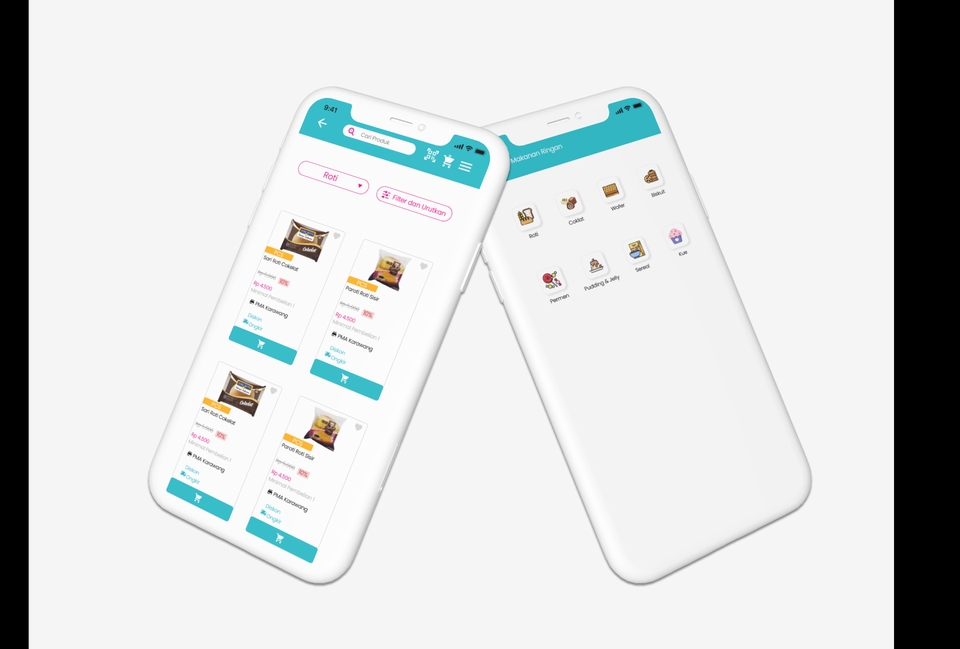 Jasa pembuatan UI/UX Design Website/Landing page & Mobile Profesional