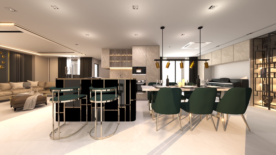 รับทำภาพ 3D Perspective Interior / Event Design