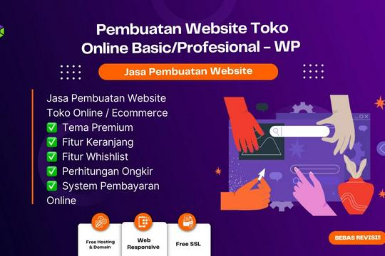 Jasa Pembuatan Website Toko Online Basic/Profesional - WP