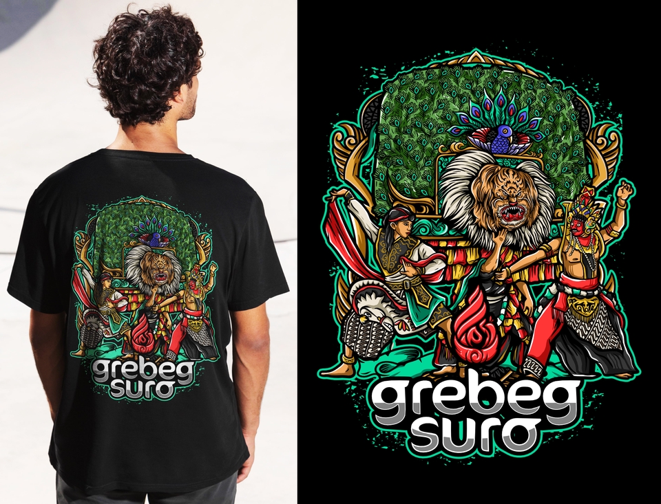 DESAIN KAOS / T-SHIRT CUSTOM ILLUSTRASI ART WORK UNLIMITED REVISI