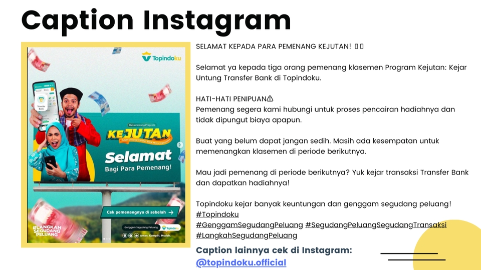 Jasa Pembuatan Caption Sosial Media Cuma 10 RIBU!