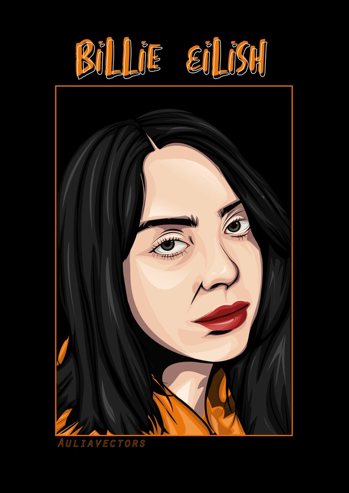 Vector Art Digital Potrait