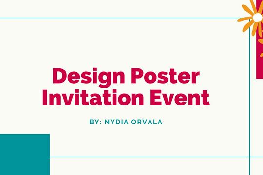 Design Poster Invitation Event