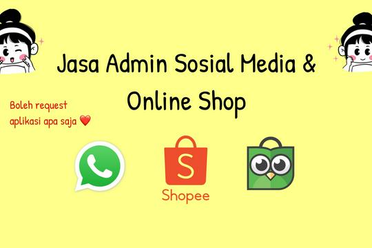 Admin Online Shop (Olshop) & Marketplace