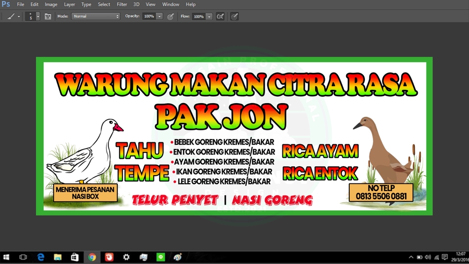 Jasa Desain Banner untuk Acara & Lainnya sesuai kebutuhan bisa di cetak