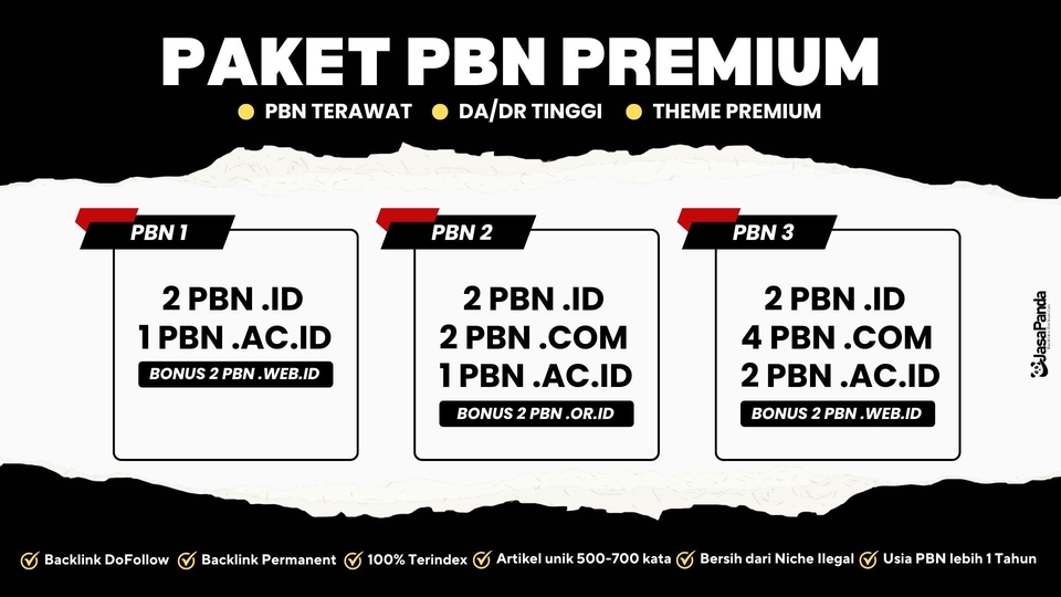 PAKET BACKLINK PBN PREMIUM