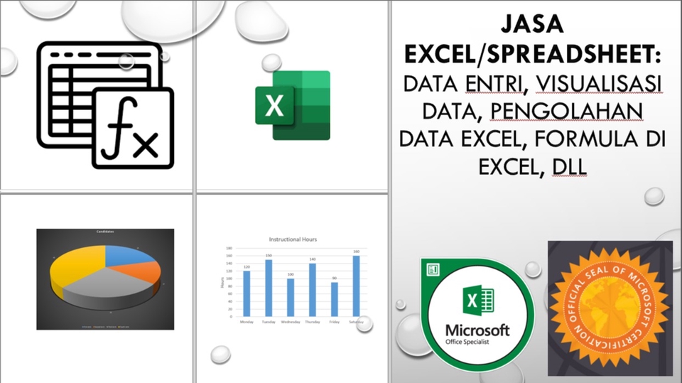 Jasa Excel/Spreadsheet: Data Entri, Visualisasi Data, Pengolahan Data Excel, Formula di Excel, dll