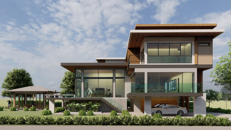 3D Rendering / Exterior / Model