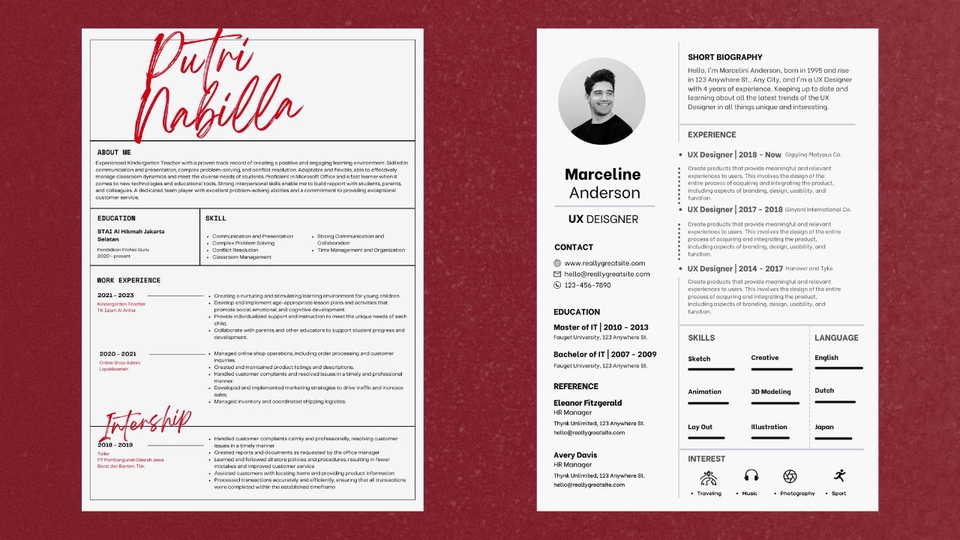 Portfolio & CV design