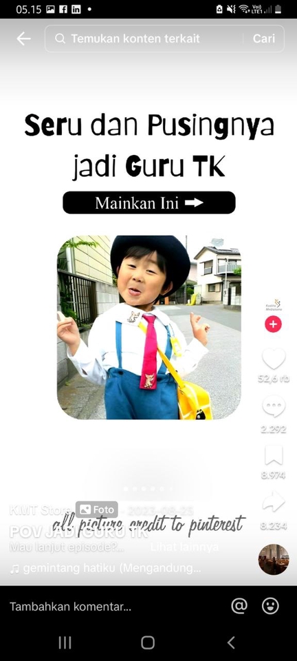 Editing Short Video untuk Tiktok Short Reels