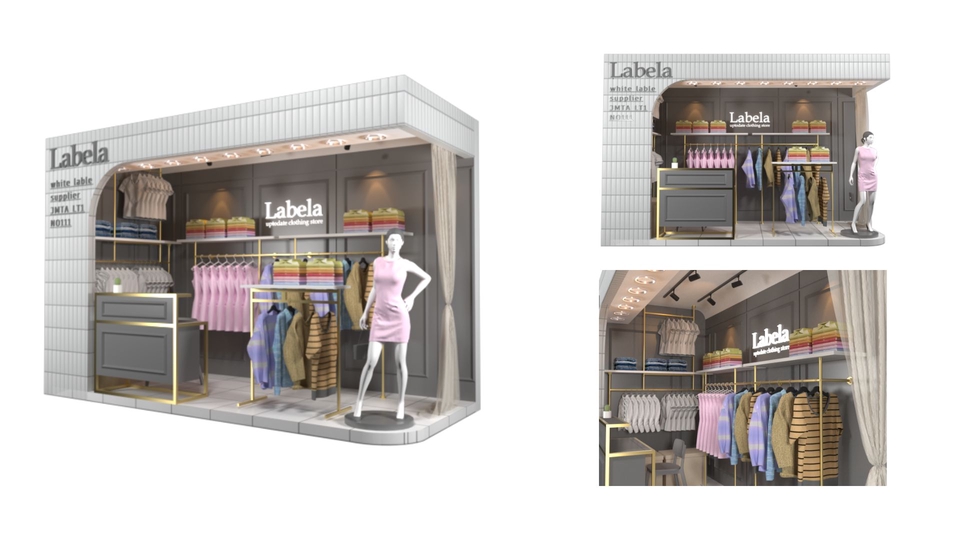 Jasa Desain 3D Booth UMKM