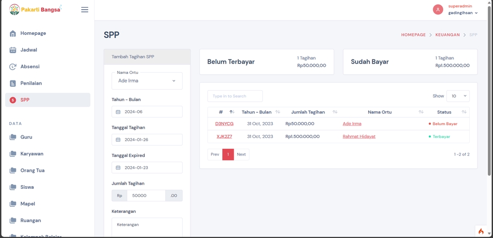 Pembuatan Sistem Aplikasi Berbasis Website (Codeigniter 4)