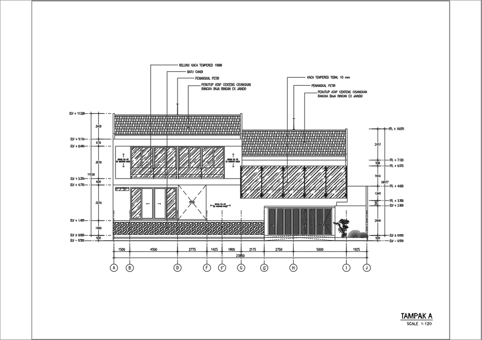 GAMBAR KERJA BANGUNAN UNTUK IMB