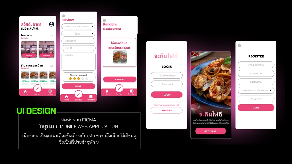 UX/UI Design ออกแบบหน้า Website, Mobile App, Redesign