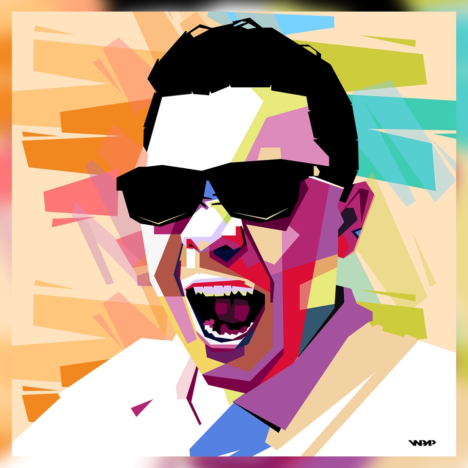 DESAIN GAMBAR WPAP/POP ART POTRAIT