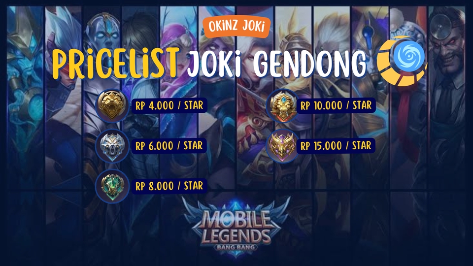 Joki Mabar & Gendong Mobile Legends (Proses Cepat)