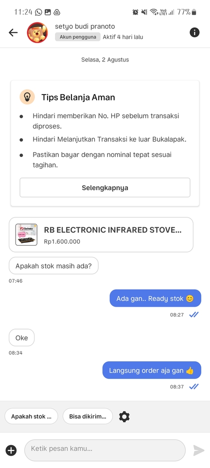 Admin & Customer Service Sosmed & Marketplace