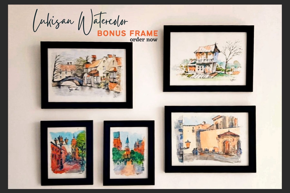 Sketsa objek/bangunan/pemandangan