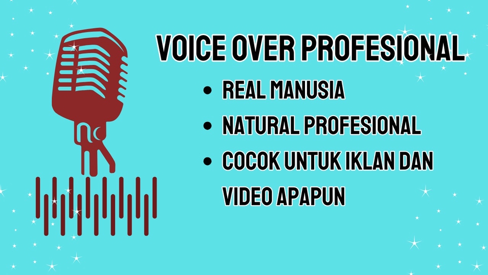 Jasa Voice Over Profesional Real Manusia untuk Video, Iklan, & Konten