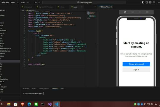 รํบทำ WebApp และ Mobile App Android & iOS