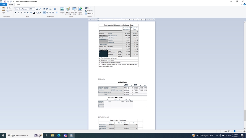 Jasa Olah data Statistik SPSS
