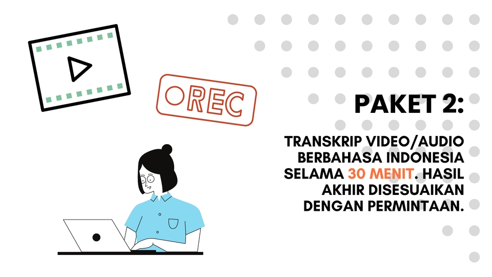 Ketik Transkrip Verbatim Video/Audio