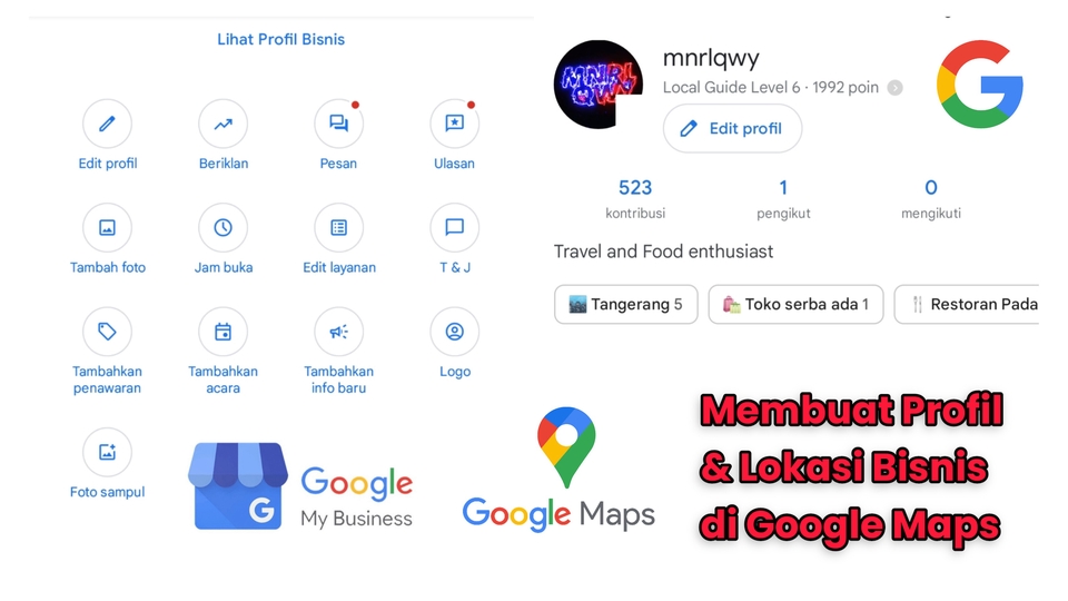 Membuat Profil Alamat Lokasi Bisnis di Google Maps