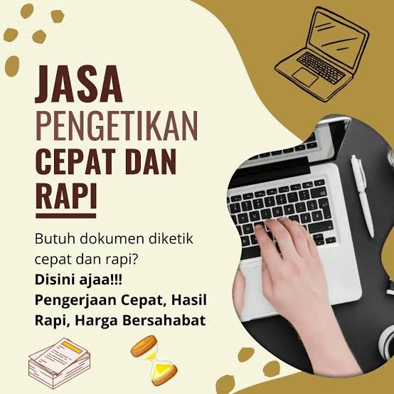 Jasa Pengetikan Cepat dan Rapi - Dokumen, Skripsi, Artikel, Laporan