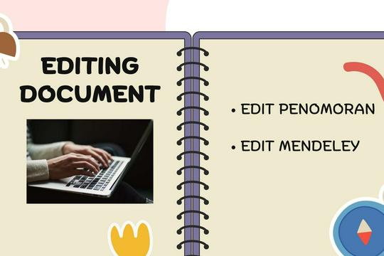 EDITING DOKUMEN (DAPUS, PENOMERAN, MENDELEY,